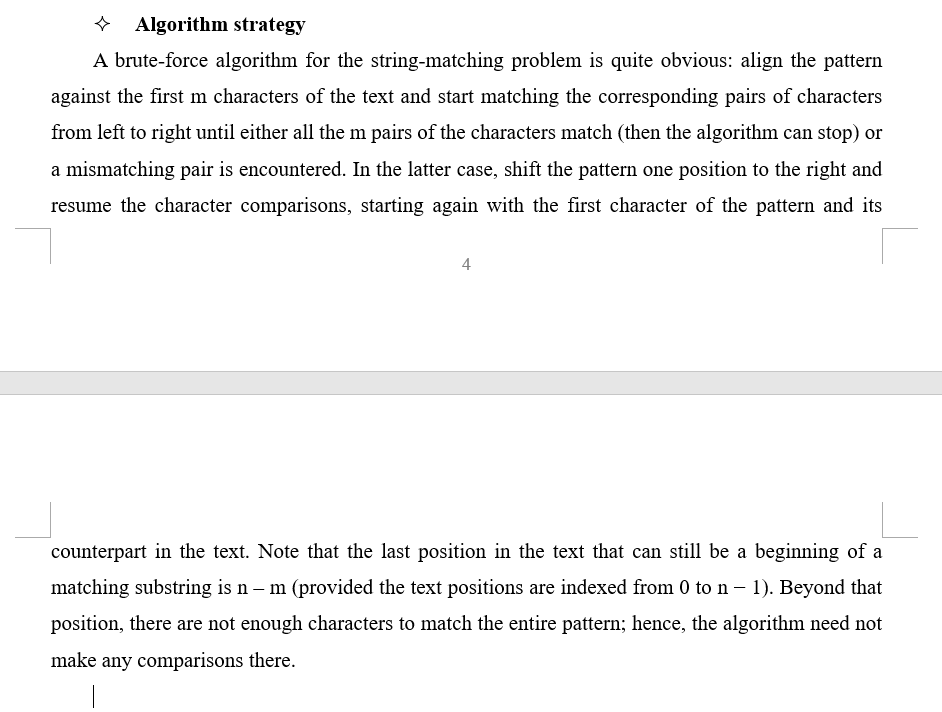 (1) Write and debug the brute force string matching | Chegg.com