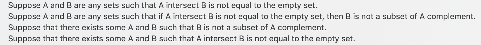 Solved 6) Use an element argument to prove the | Chegg.com