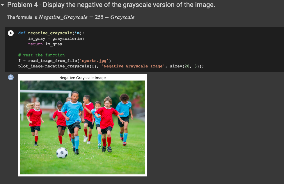 Solved Problem 2 - Display a subsampled version of the image | Chegg.com