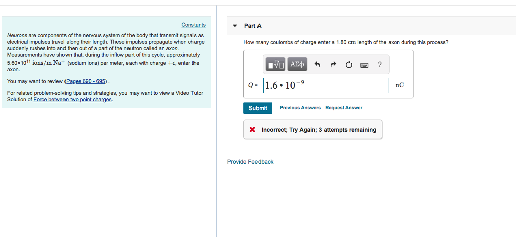 Solved Constants Part A Neurons are components of the | Chegg.com