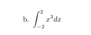 Solved ∫−22x3dx4. Graph the integrand function from 3 b and | Chegg.com