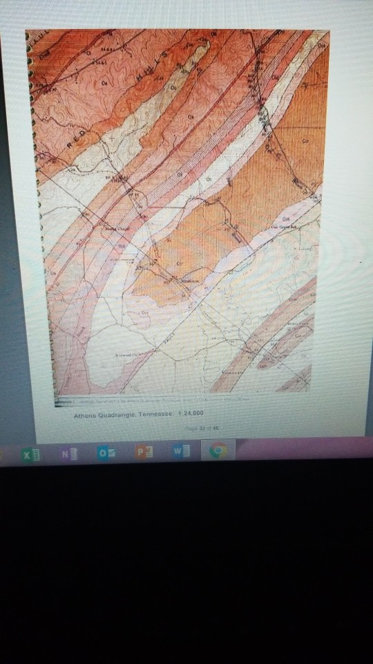 ATHENS QUADRANGLE, TENNESSEE The Appalachian Mountain | Chegg.com