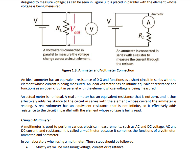 Solved EXPERIMENT 1 CHARACTERISTICS OF DIODES AND HALF-WAVE | Chegg.com