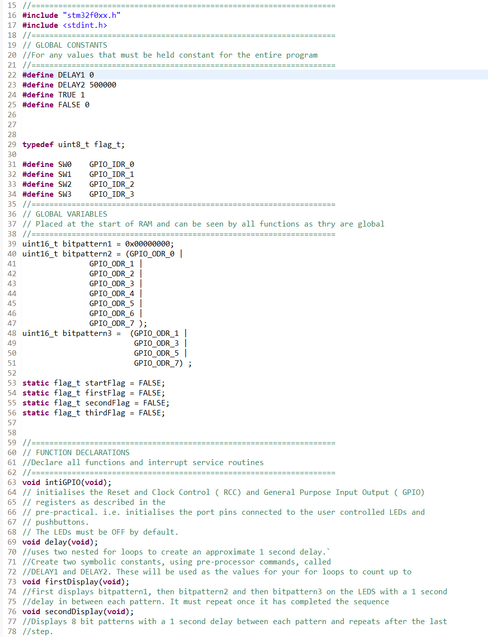 Solved PLease help draw a flow chart for the following code. | Chegg.com