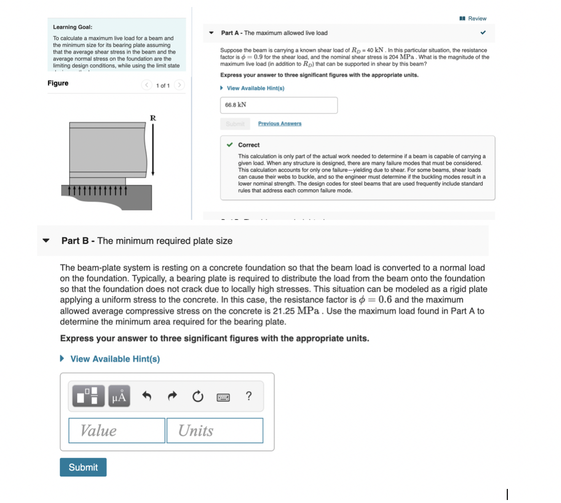 Solved Review Learning Goal: Part A The maximum allowed live | Chegg.com