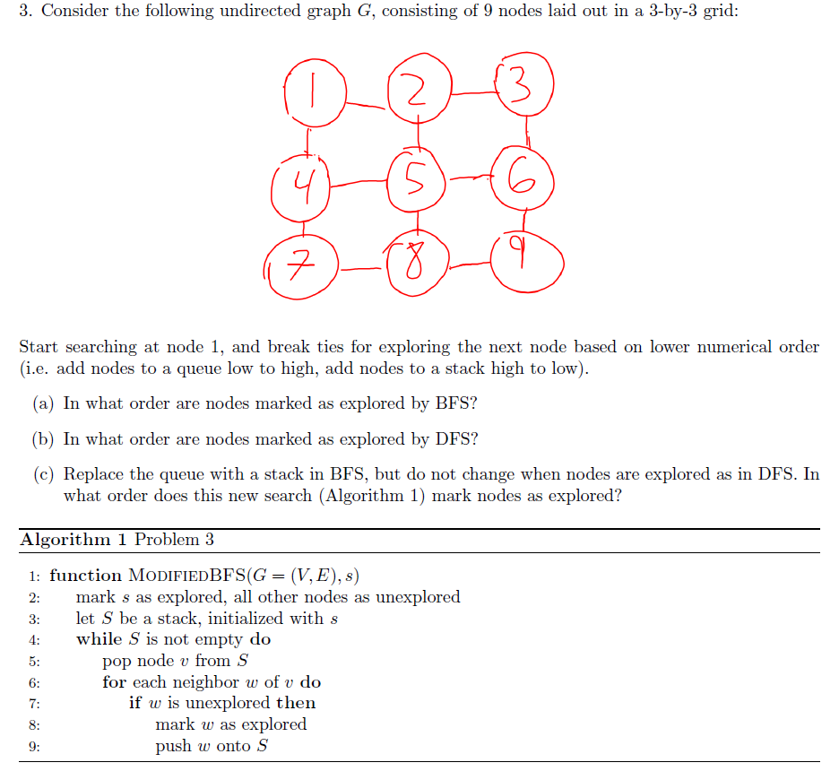 Solved BFS is breadth-first search and DFS is depth-first | Chegg.com