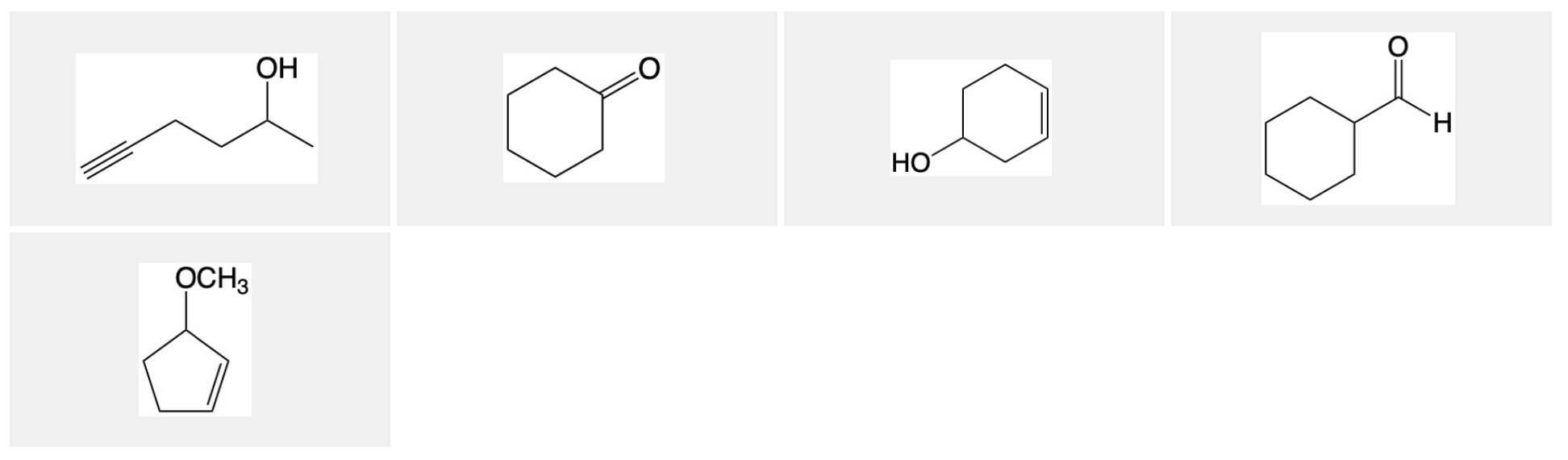 Solved A compound has the molecular formula C6H10O and shows | Chegg.com
