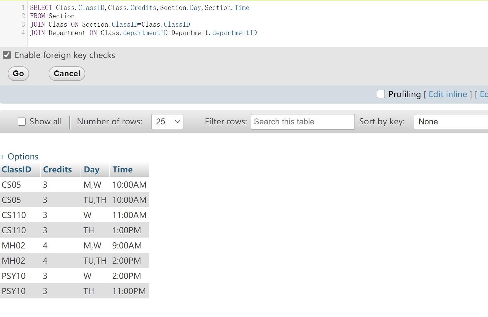 Solved use SQL commands 1.Delete any 3 credit sections | Chegg.com