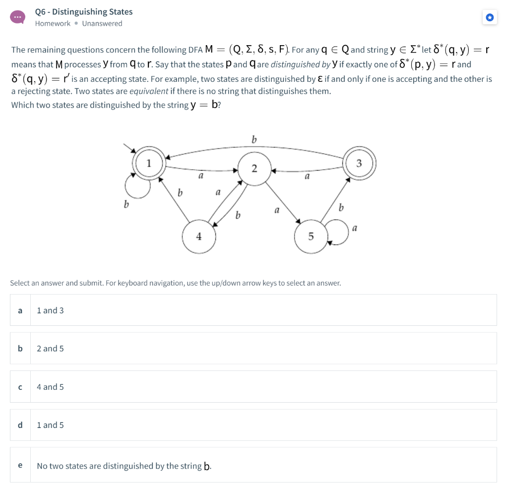 Solved Q1 - Regular Languages Homework. Unanswered Let A be | Chegg.com