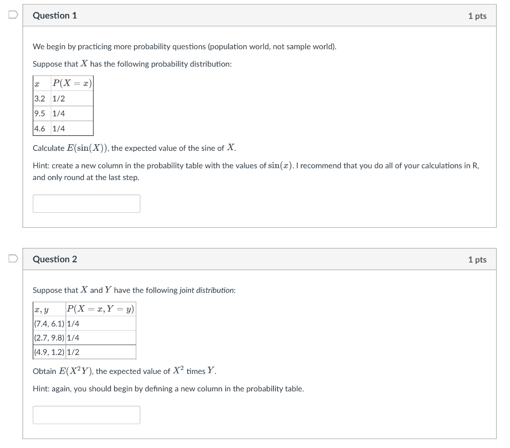 Solved We begin by practicing more probability questions | Chegg.com