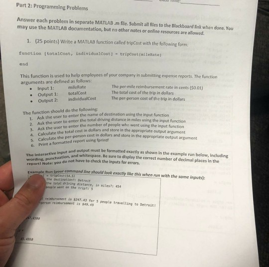 Solved Part 2: Programming Problems Answer each problem in | Chegg.com