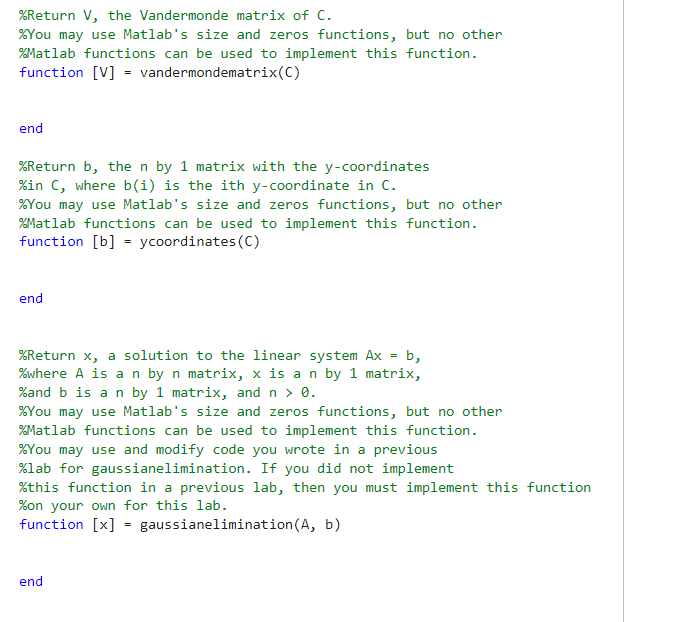 Solved For this assignment, image of example matrix and the | Chegg.com