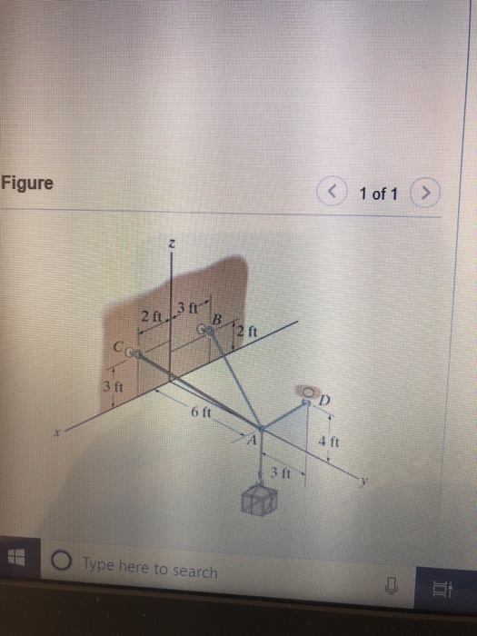 Solved Figure K1 of 1 > 3 ft 2 ft ft 6 ft 4 ft 3 ft Type | Chegg.com