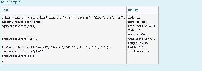Solved Ply Board -length: float -width: float - thickness: | Chegg.com