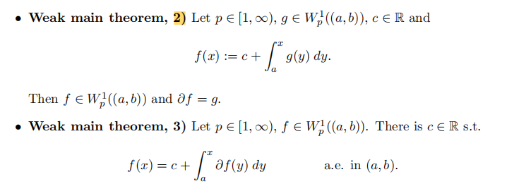 Solved Task 7 (Sobolev spaces) Prove the weak main theorem | Chegg.com