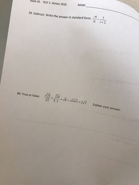 Solved 33. Simplify -32 34. Subtract and simplify | Chegg.com
