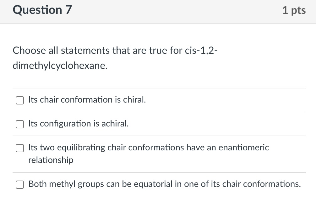 Solved Choose all statements that are true for | Chegg.com
