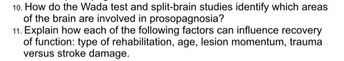 Solved 7. In Sperry's study of split-brain patients, a | Chegg.com