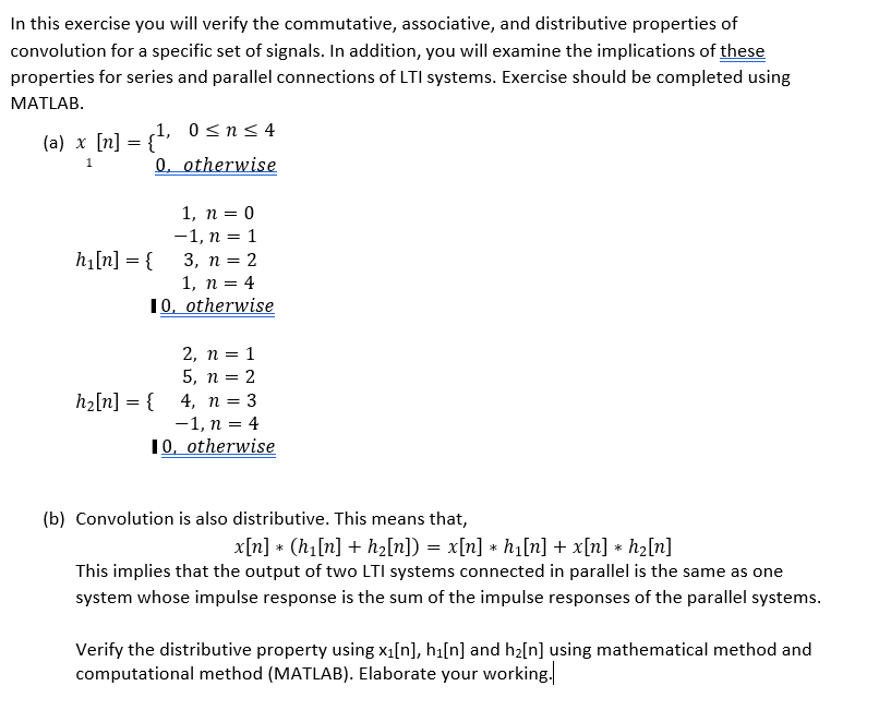 Solved In this exercise you will verify the commutative, | Chegg.com