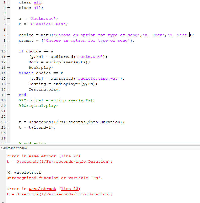 Solved I need help with Matlab code for writing a program | Chegg.com