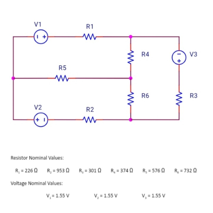 Solved 1. Determine I3 (the current through R3 with a | Chegg.com