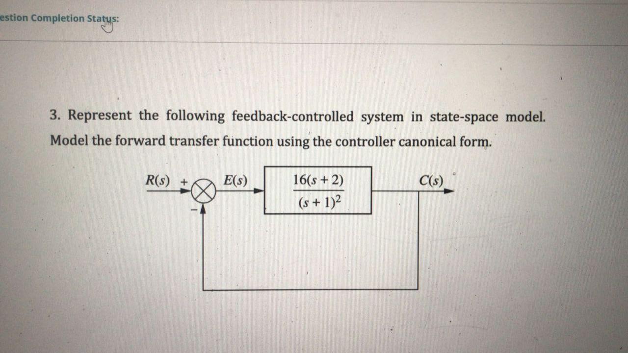 Solved estion completion Status 3. Represent the following | Chegg.com
