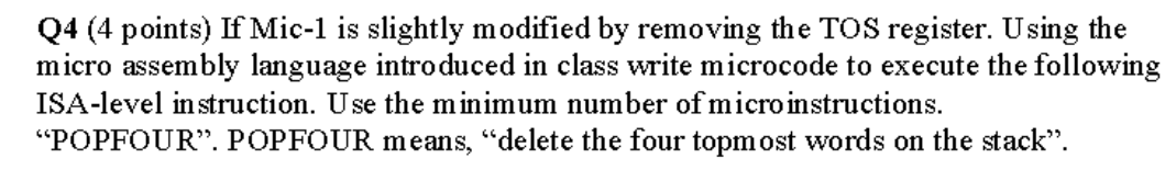 Solved Q4 (4 points) If Mic-1 is slightly modified by | Chegg.com