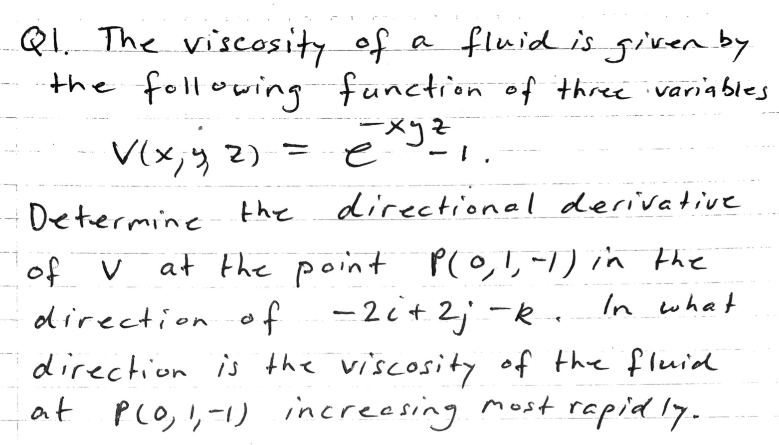 Solved Q1. The viscosity of a fluid is given by the | Chegg.com