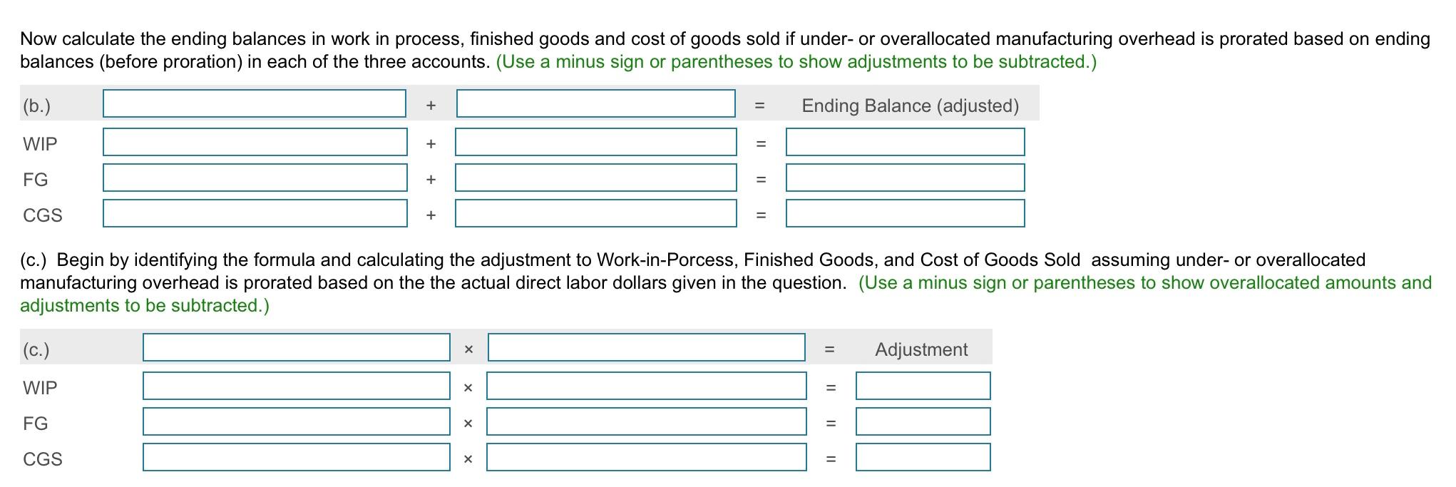 Solved Requirement 1. Calculate the manufacturing overhead | Chegg.com