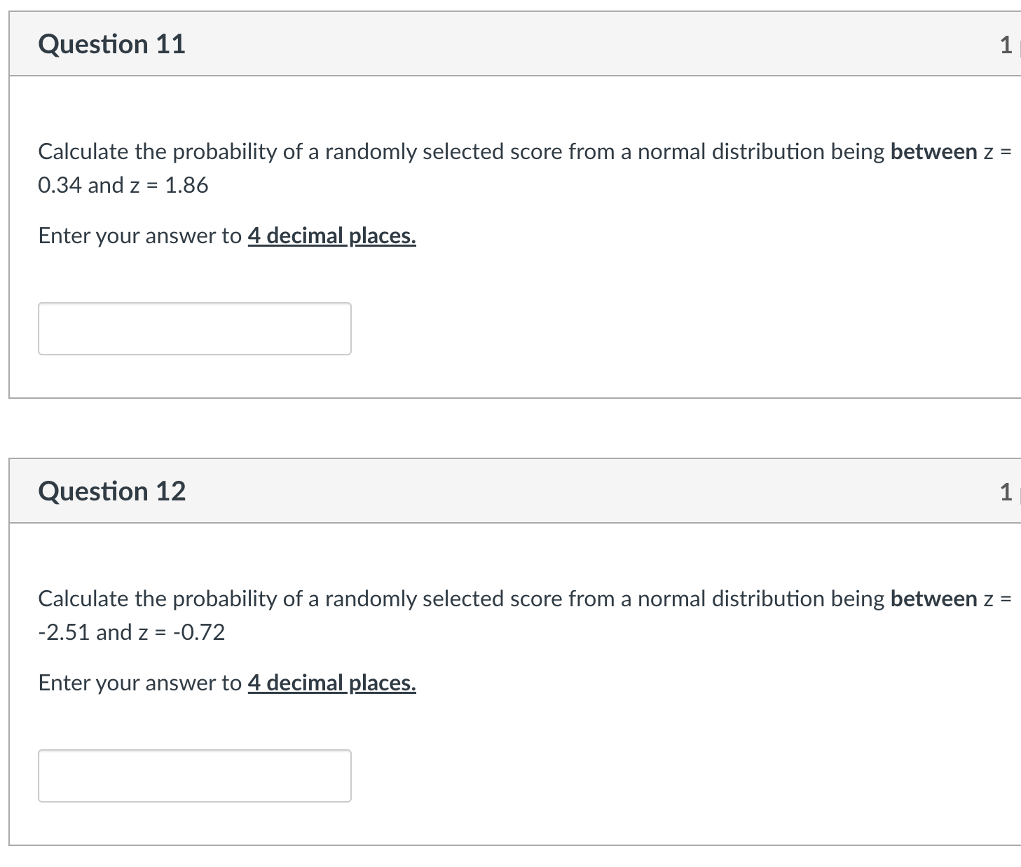 Solved no need for explanations, i just need the answers | Chegg.com