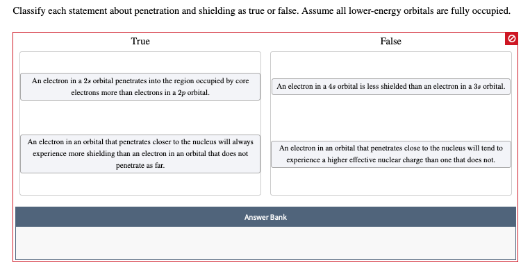 Solved Classify each statement about penetration and | Chegg.com
