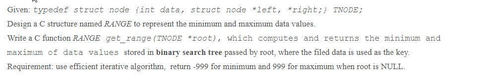Solved Given: typedef struct node {int data, struct node | Chegg.com Solved Given: typedef struct node {int data, struct node | Chegg.com