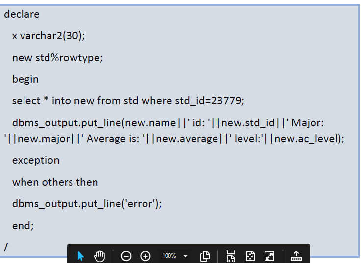 Solved The “student data” database contains the following | Chegg.com