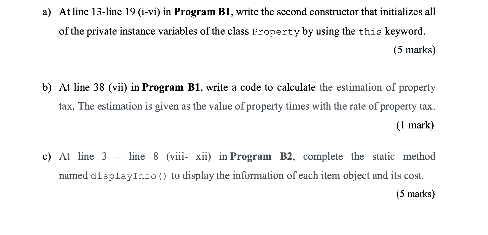 Solved Figure 1 is supposed to be the output of Program B1 | Chegg.com