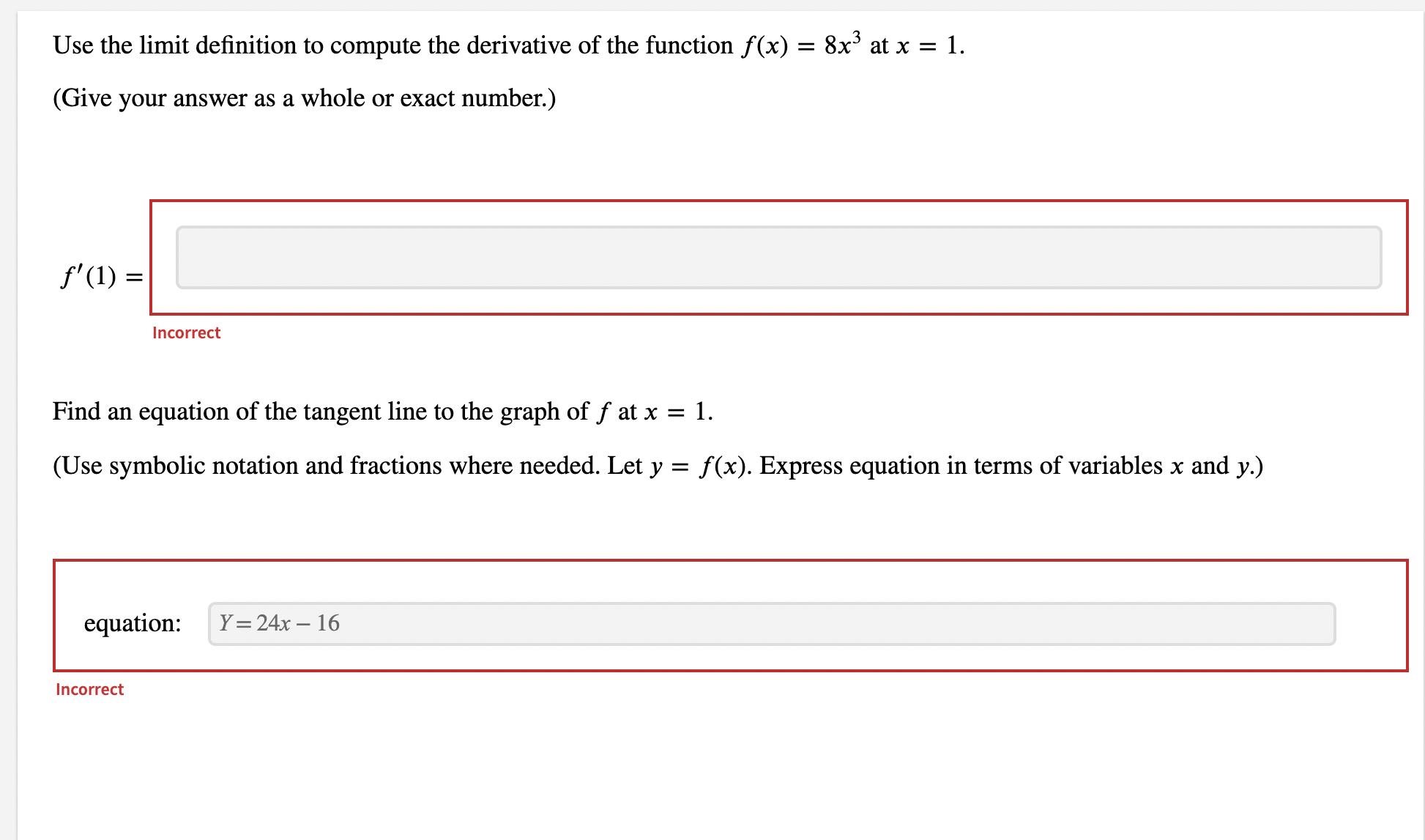 Solved Use the limit definition to compute the derivative of | Chegg.com