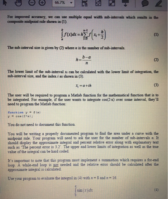 Solved 66.7% For improved accuracy, we can use multiple | Chegg.com