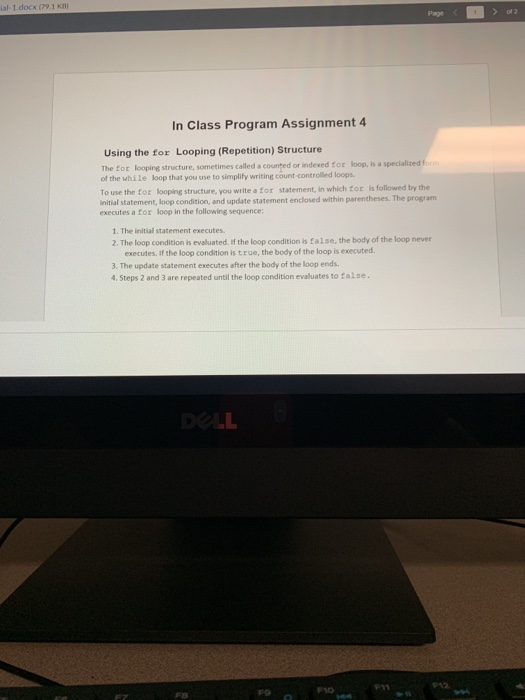 Solved ial- 1.docx (79.1 KB Page In Class Program Assignment | Chegg.com