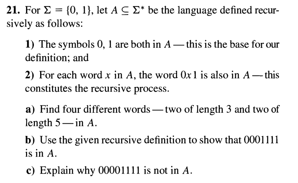 Discrete Maths - Chapter 6 : Languages - Finite State | Chegg.com