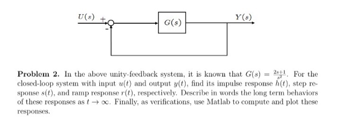 Solved For the system find the impulse response, step | Chegg.com