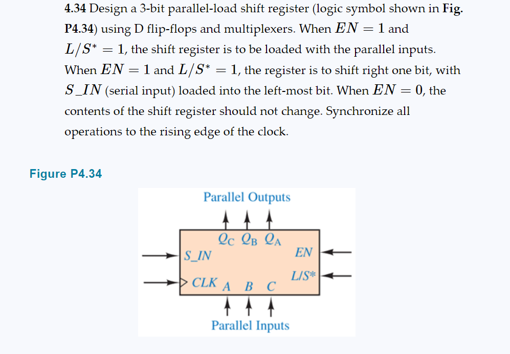 Solved Only use D-FF and Mux blocks. No other logic gates | Chegg.com