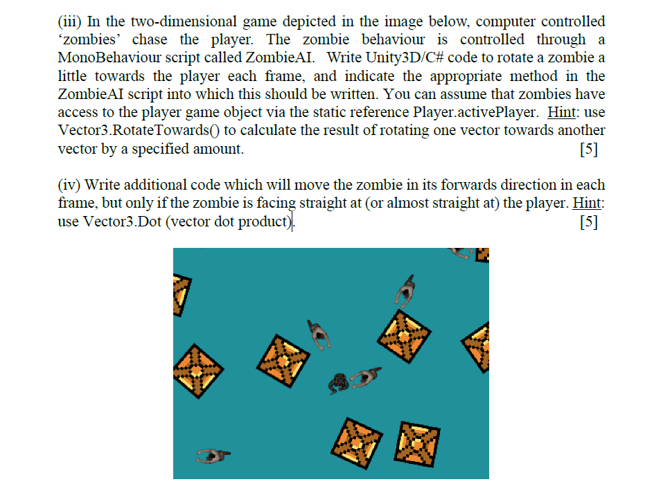 Solved (iii) In the two-dimensional game depicted in the | Chegg.com