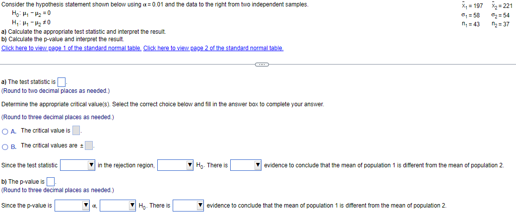 Solved Consider the hypothesis statement shown below using | Chegg.com