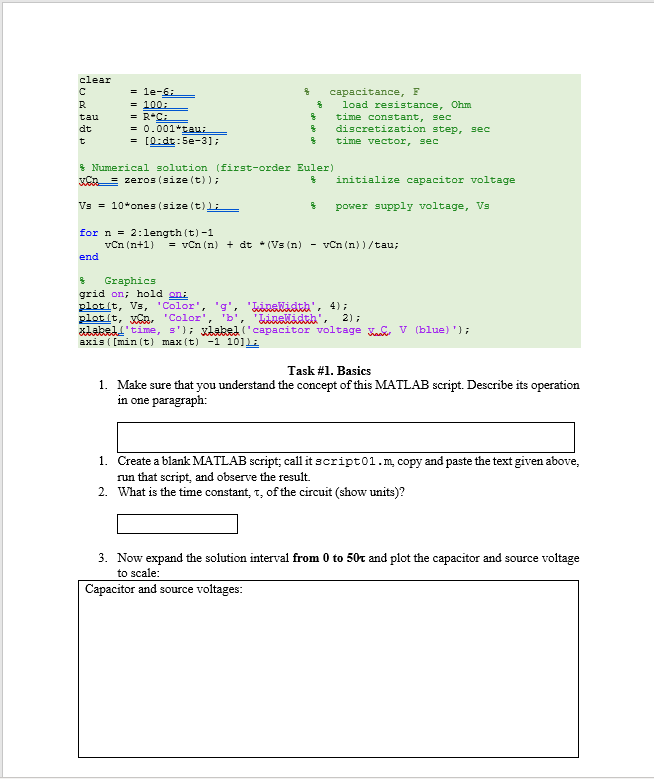 MATLAB PROBLEM 6 ECE 2010 A20 Introduction to | Chegg.com