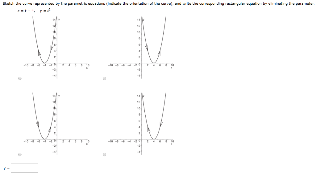 Solved Sketch The Curve Represented By The Parametric