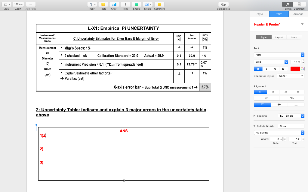 Solved T 150% Zoom + Add Page T Text View Insert Table Chart | Chegg.com