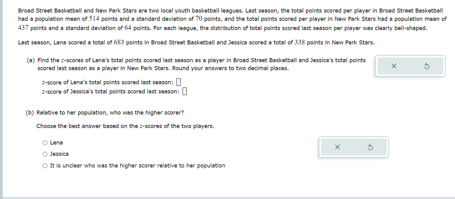 Solved Broad Street Basketball and New Park Stars are two | Chegg.com