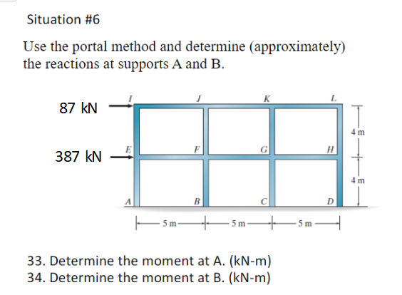 Solved Situation \#6 Use the portal method and determine | Chegg.com