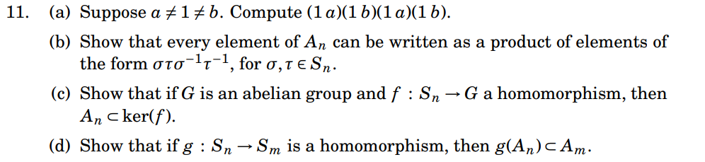 Solved 1. (a) Suppose a =1 =b. Compute (1a)(1b)(1a)(1b) (b) | Chegg.com