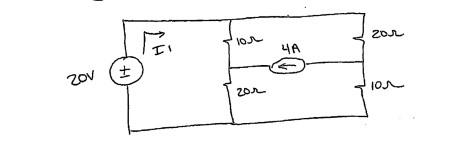 Solved Solve for current through I1 using the branch current | Chegg.com