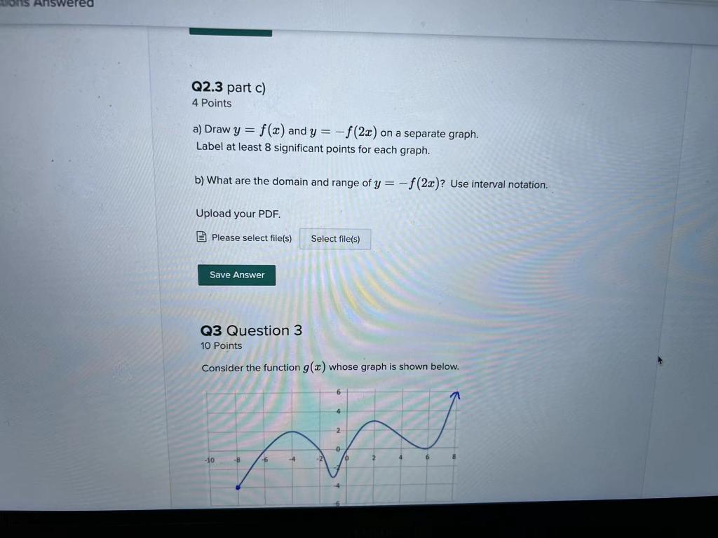 Solved ered Q2 Question 2 10 Points 全屏查看 Consider the | Chegg.com